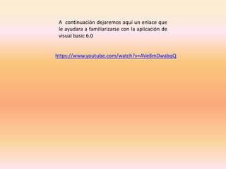 Visual basic 6.0 | PPT