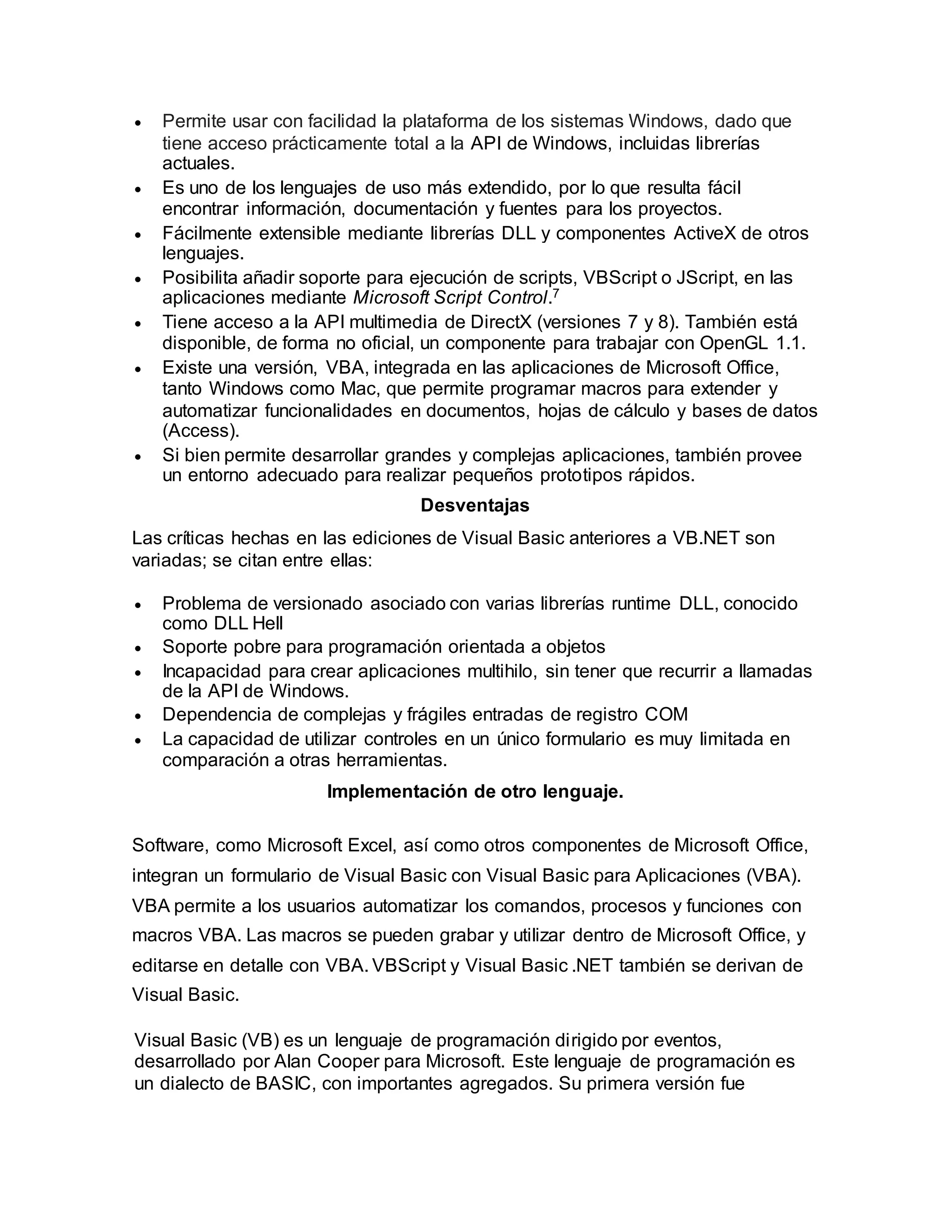 Visual basic 6.0 | DOCX