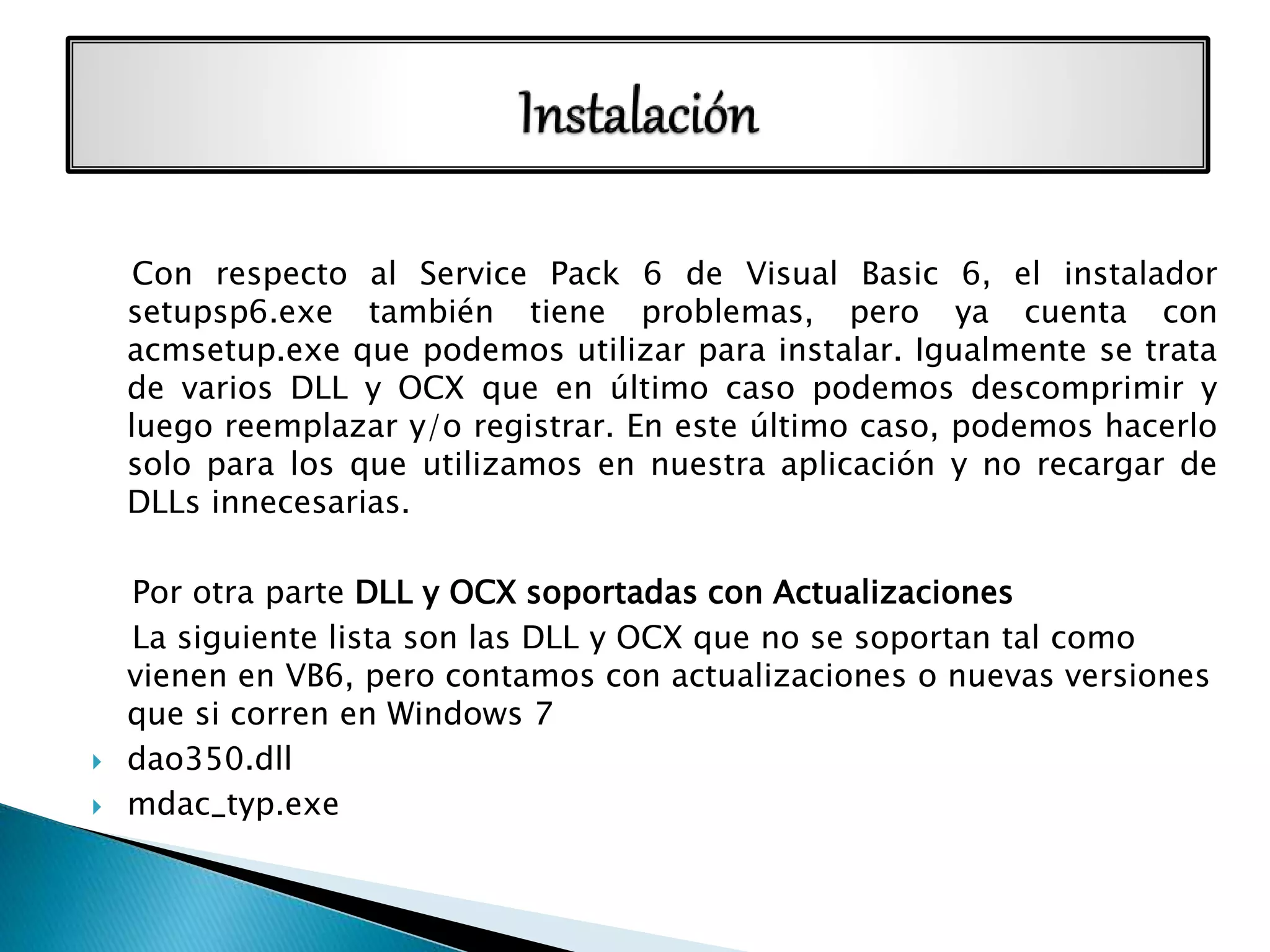 Visual basic 6 jose martinez terminado | PPTX