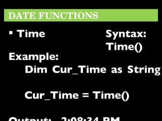 Visual Basic Codes And Screen Designs | PPT