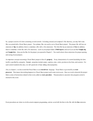 Visual basic concepts | DOCX