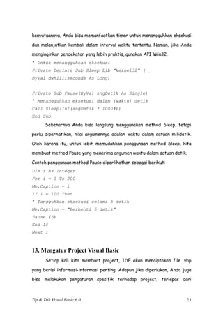 Visual basic dasar | PDF