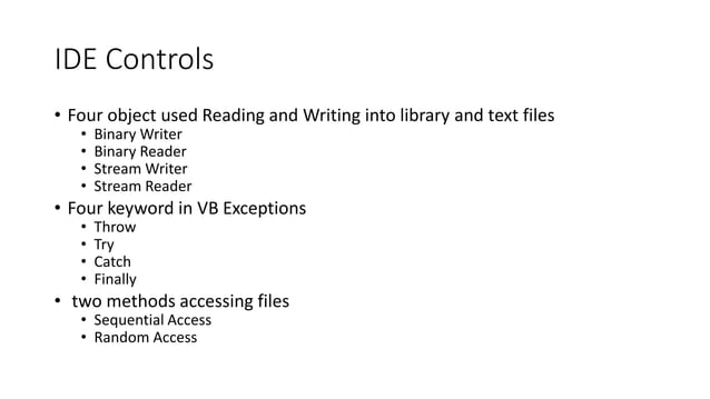 Introduction to Visual basic IDE presentation.pdf