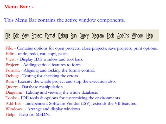 VISUALBASIC_intro.ppt this file is required for BCA students. | PPT