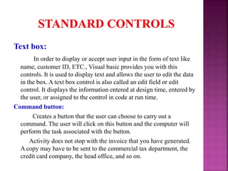 Visual basic programming | PPTX