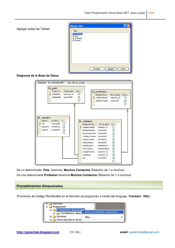 Manual Visual Basic Net Sql Server Paso A Paso