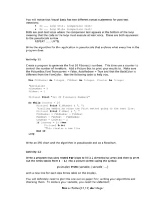 Visualbasic tutorial | PDF