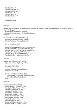 Visual basic userform 8 | PDF