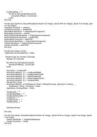 Visual basic userform 8 | PDF