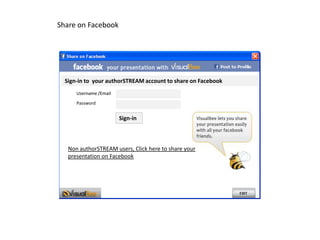 VisualBee-authorSTREAM integration | PPTX