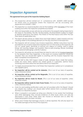 Visual Building Inspection Report - House Check NSW | PDF