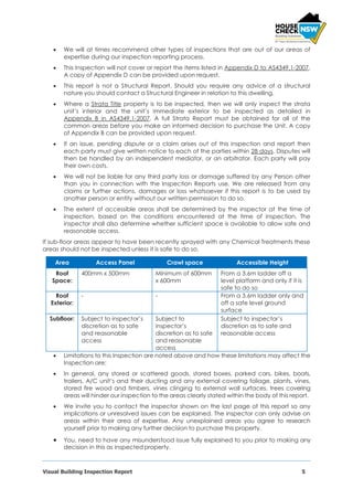 Visual Building Inspection Report - House Check NSW | PDF