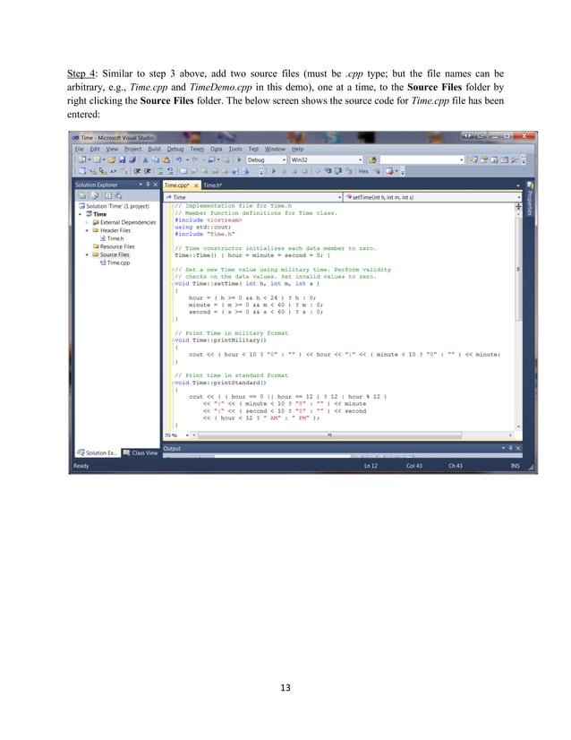 Visual c++ 2010_tutorial | PDF