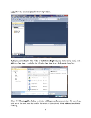 Visual c++ 2010_tutorial | PDF