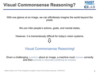 Visual Commonsense Reasoning.pptx | Artificial Intelligence | Technology & Computing