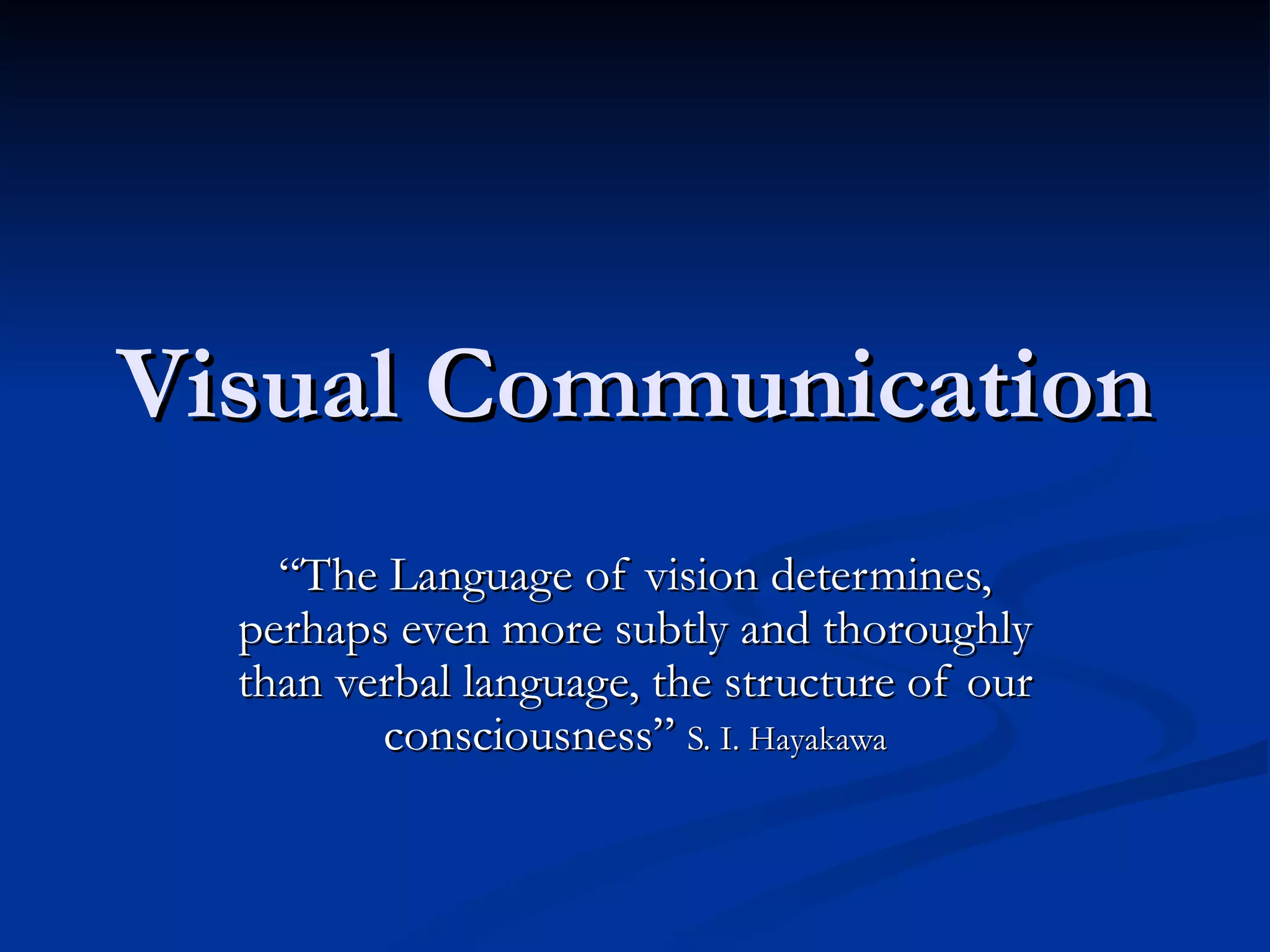 Visual communication | PPT