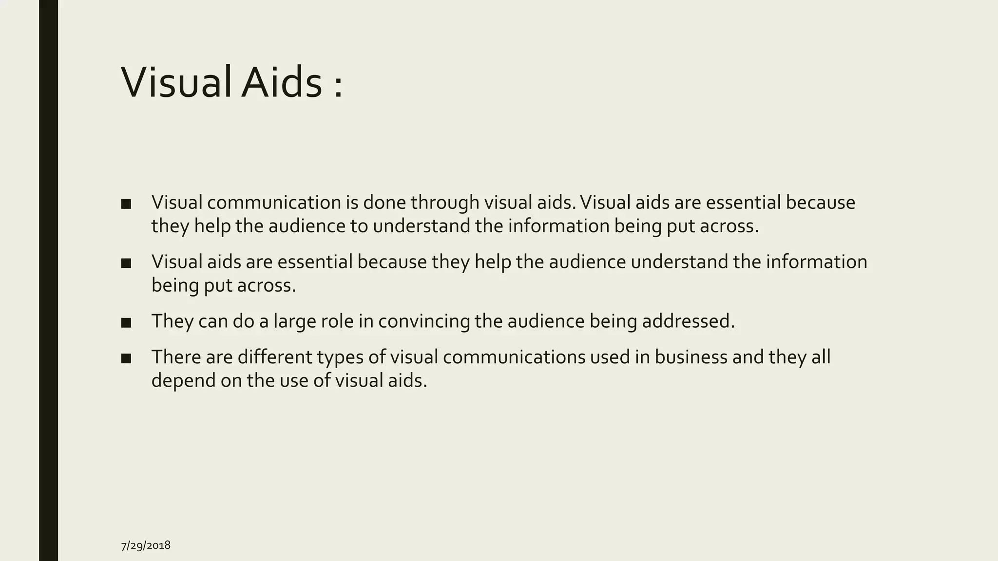 Visual communication using ppt | PPTX