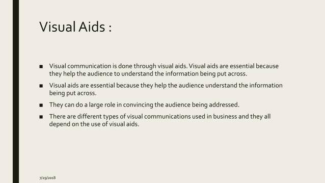 Visual communication using ppt | PPTX | Technology & Computing