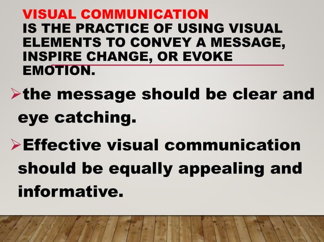 Visual communication | PPT