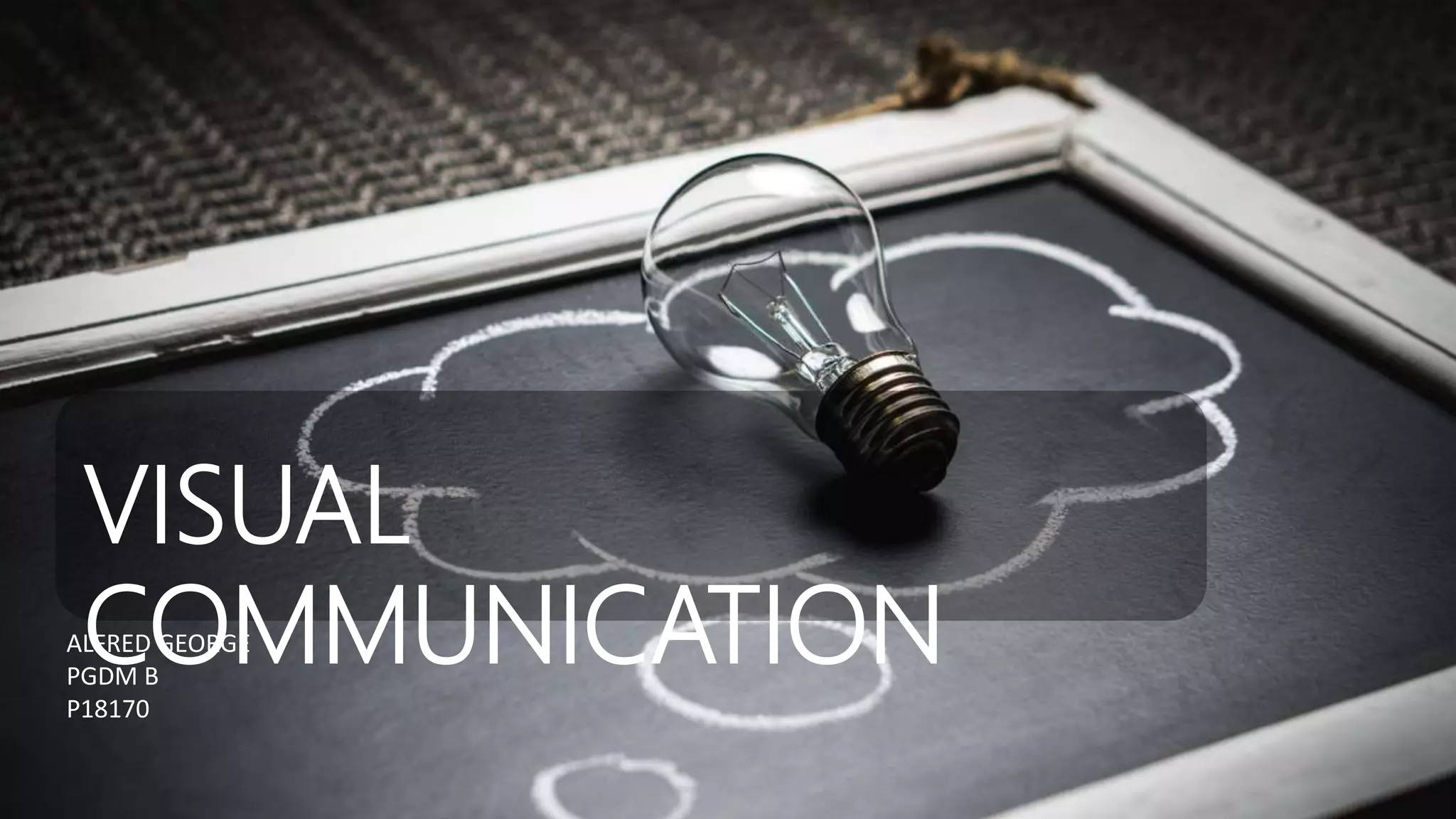 Visual communication- non verbal communication | PPT