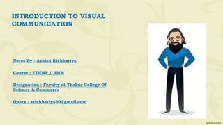 Visual communication (1) | PPTX