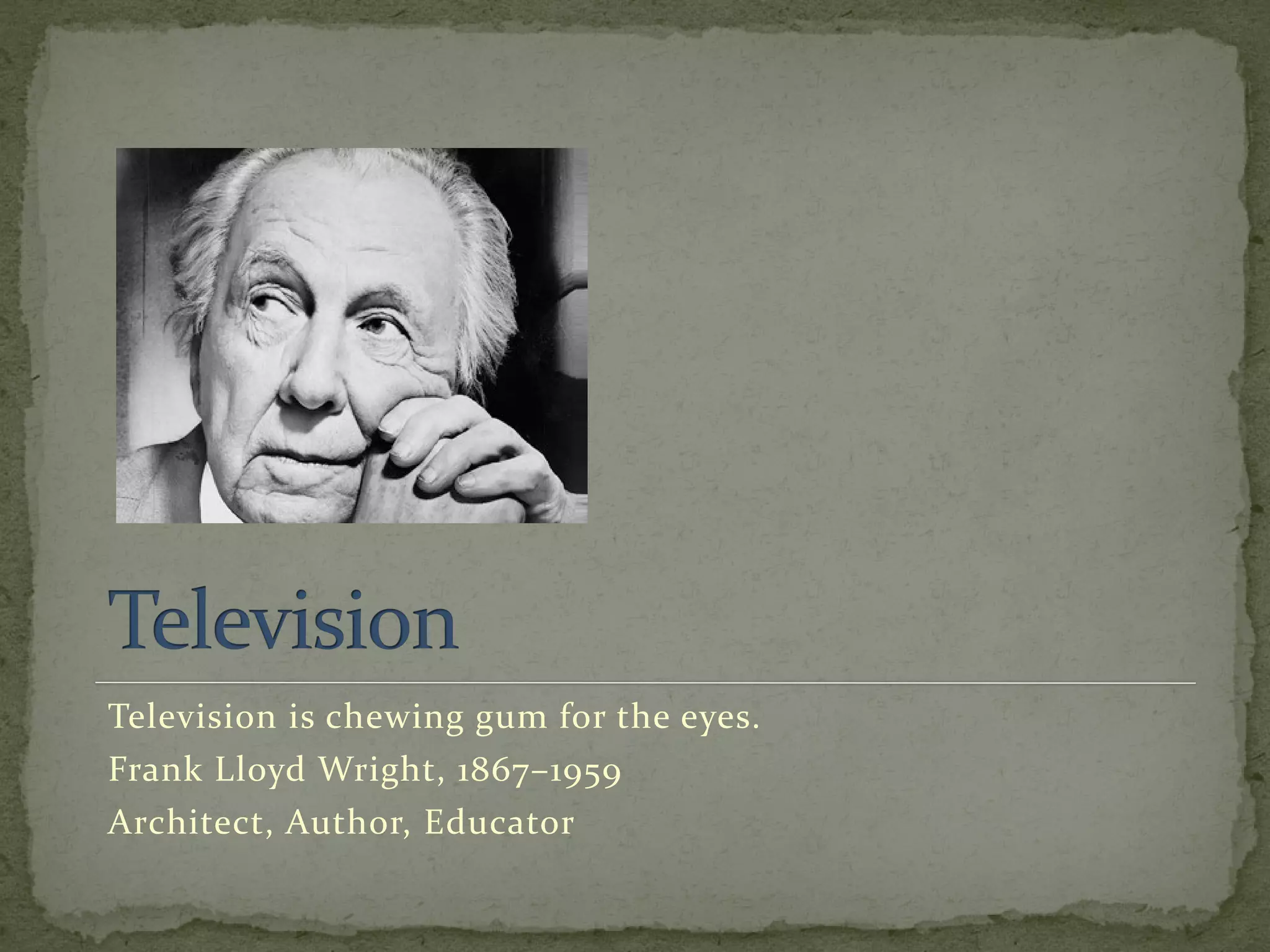 Visual communication and television | PDF