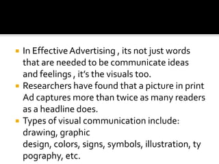 Visual communication in advertising | PPT