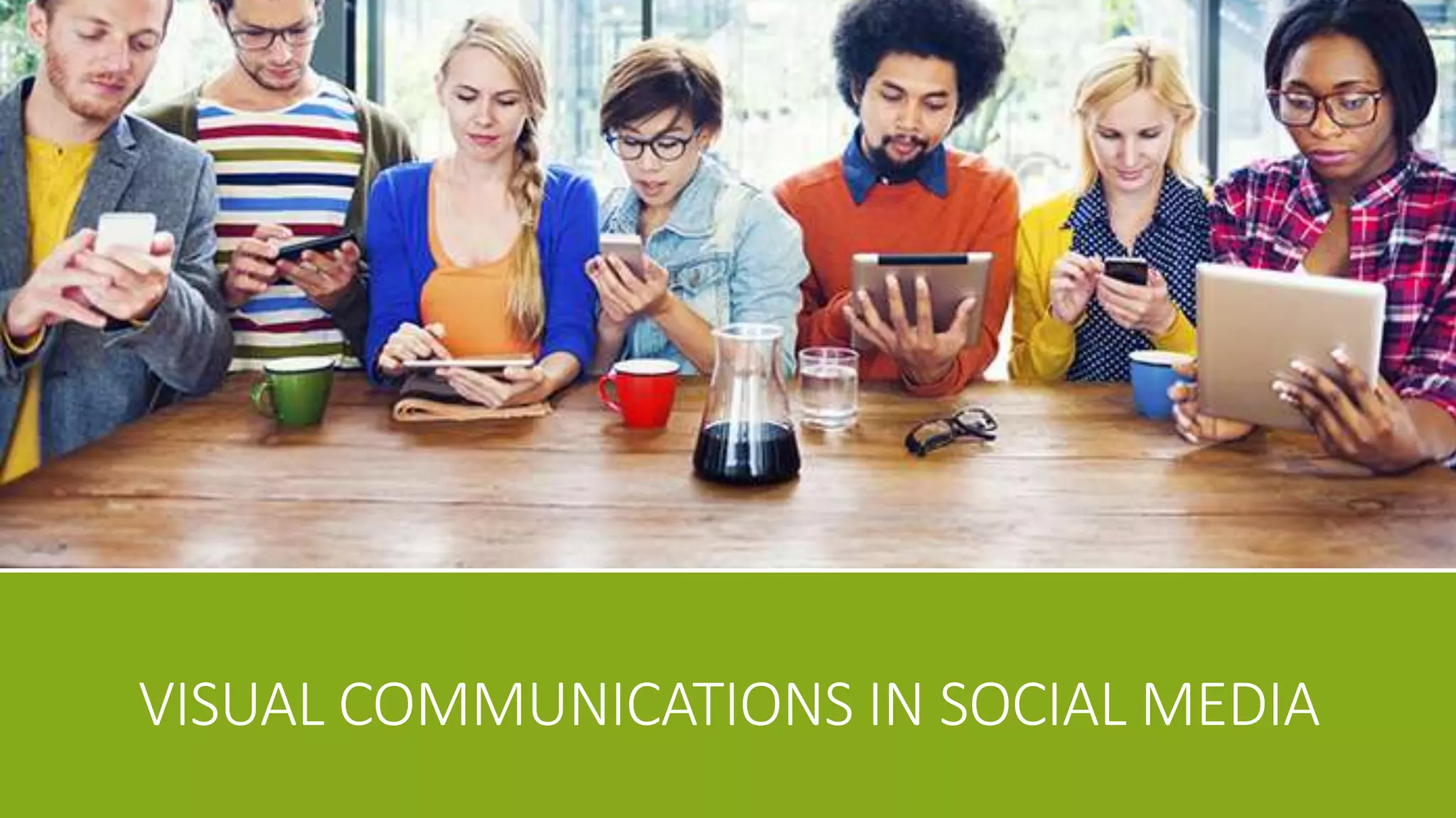 Visual communications in social media | PPTX | Social Networking | Internet