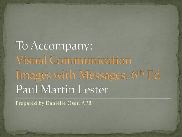 Visual communication and Visual communication theories | PDF