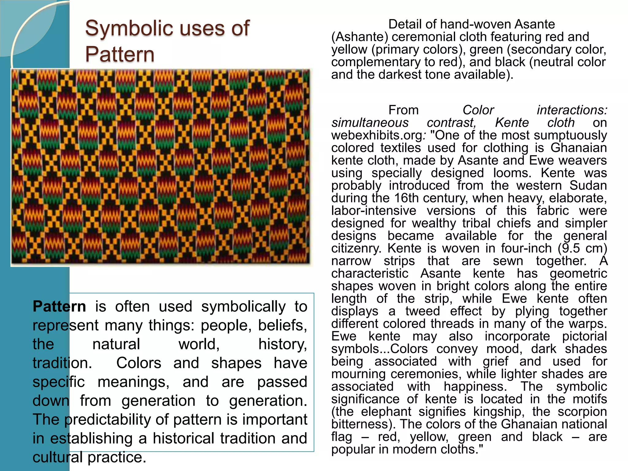 Visual Communication lecture 4 1 rhythm, pattern and repetition | PPTX