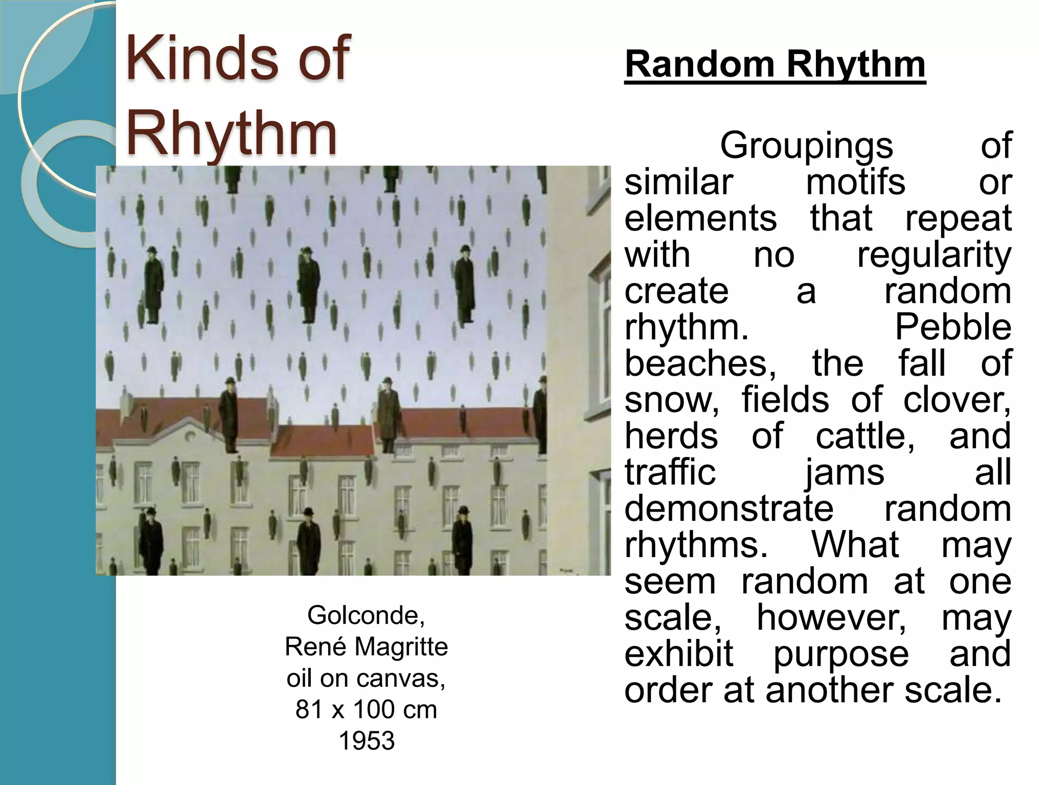 Visual Communication lecture 4 1 rhythm, pattern and repetition | PPTX