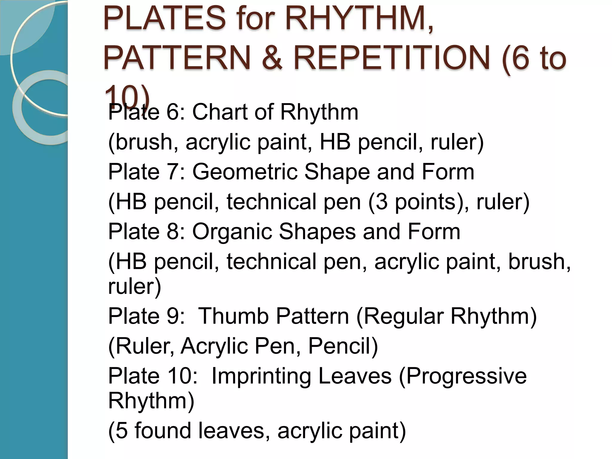 Visual Communication lecture 4 1 rhythm, pattern and repetition | PPTX
