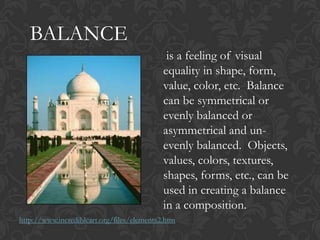 Visual composition slideshow- Alexandria Arriba | PPTX | Fine Art