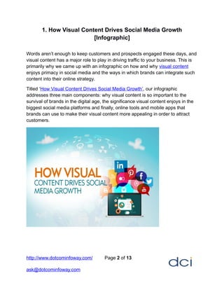 Importance of Visual Content Marketing | PDF