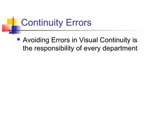 Visual Continuity | PPT