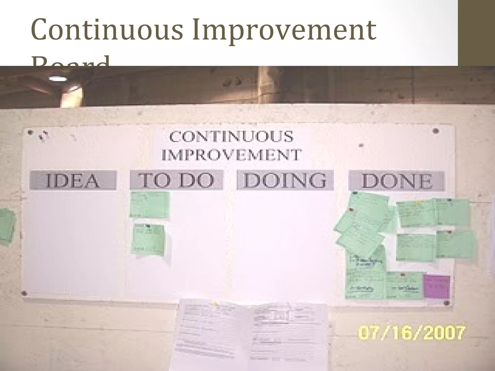 Visual Control and Management : Manufacturing Management | PPT