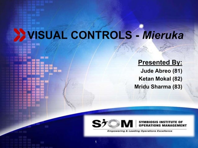 Visual Controls - Mieruka | PPTX | Web Development | Internet