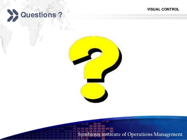 VISUAL CONTROLS - Mieruka