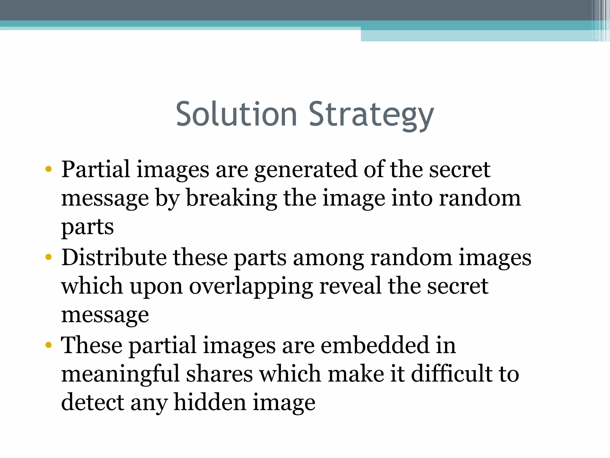 Visual Cryptography in Meaningful Shares | PPT