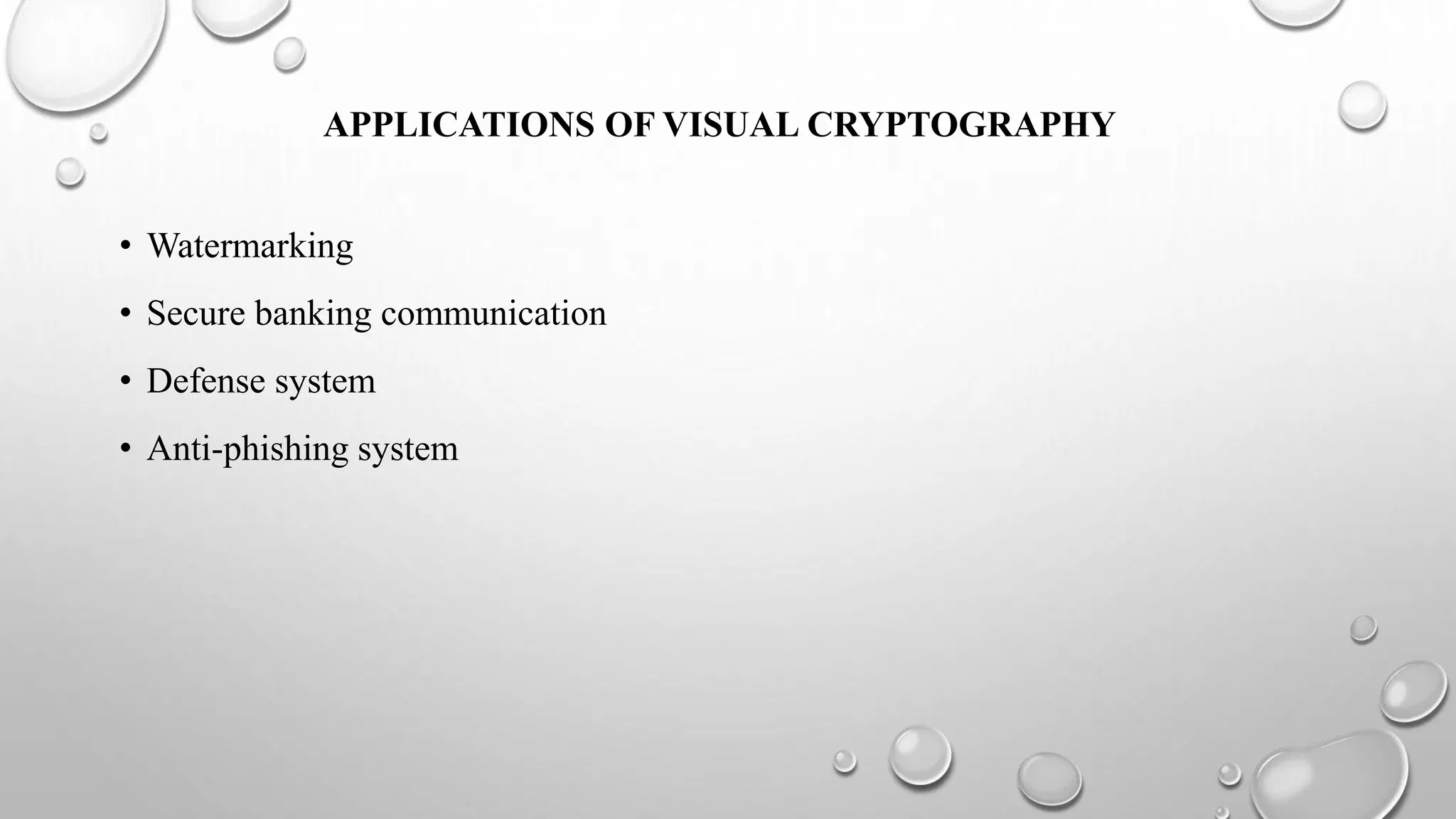 Visual cryptography for hybrid approach | PPTX