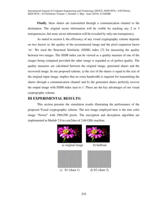 Visual cryptography scheme for color images | PDF