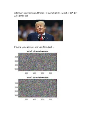 Visual cryptography using pixels partition | PDF