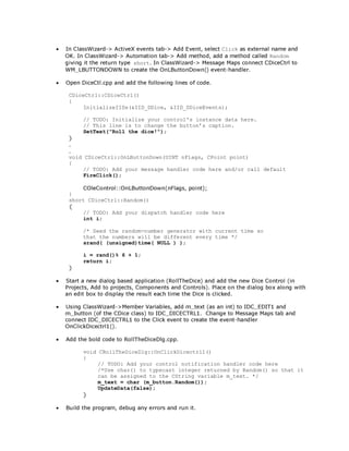 Visual C++ tutorial | PDF