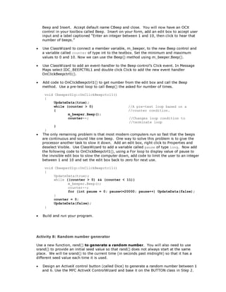Visualc tutorial | PDF