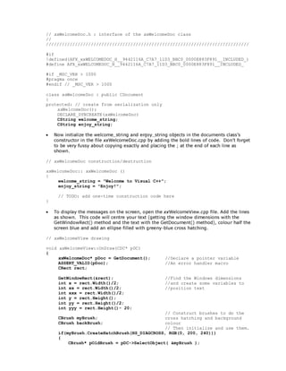 Visualc tutorial | PDF