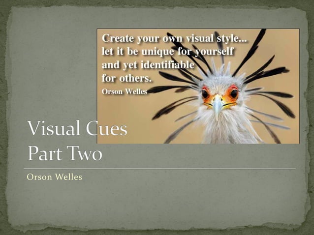 Visual communication and Visual cues part two | PDF | Computer ...