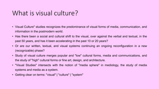 Visual culture | PPTX