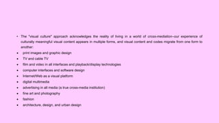 Visual culture | PPTX