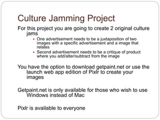 Visual culture and culture jamming | PPTX | Modern Art | Fine Art