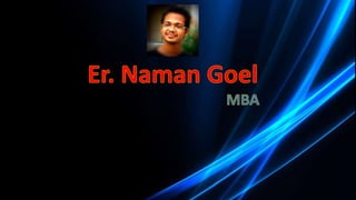 Visual cv naman goel | PPTX